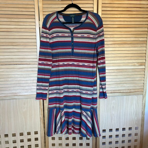 Lauren Ralph Lauren | Dresses | Lauren Ralph Lauren Striped Thermal ...